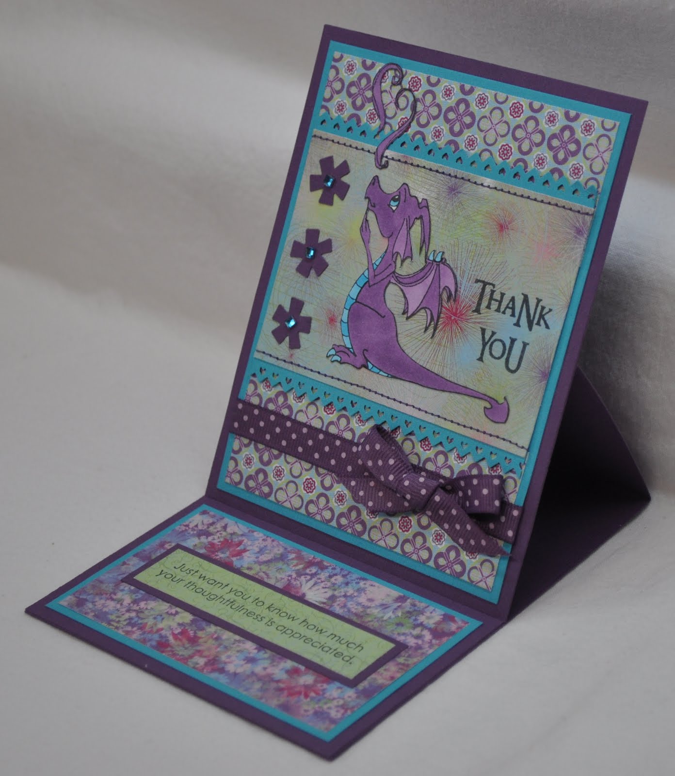 DAT'S My Style: Cheerleading Thank You Card