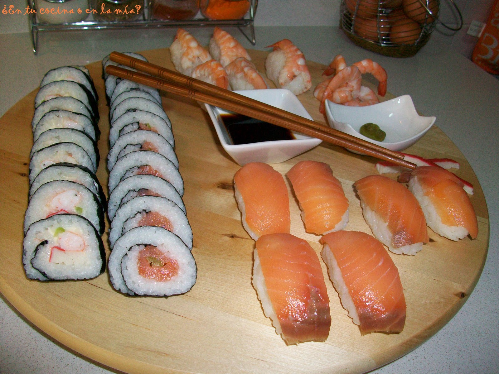 ¿En tu cocina o en la mía?: SUSHI NIGIRI Y SUSHI MAKI.