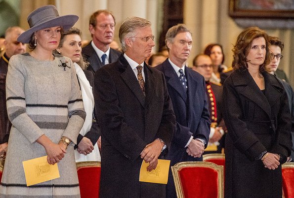 Belgian Royal Family attend the annual celebration of the Eucharist