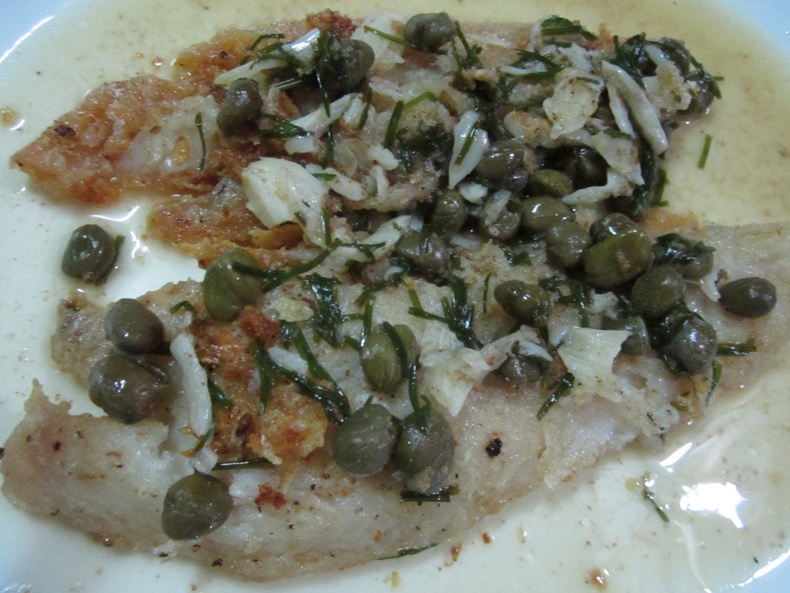 Cream Dory Paleo Piccata
