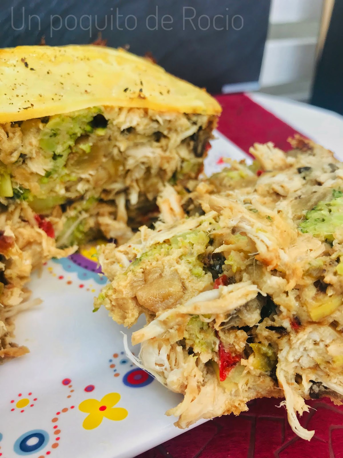 PASTEL DE POLLO SALUDABLE