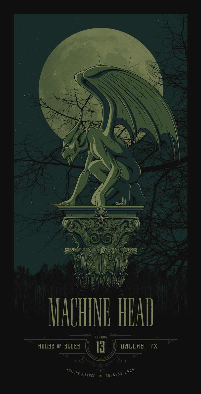 INSIDE THE ROCK POSTER FRAME BLOG: Anonymous Ink & Idea's Machine Head ...