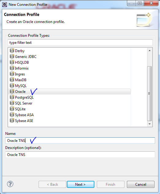 Two Cents For Enterprise Qa Connect Eclipse Ide To Oracle Db Using Tns Configuration File