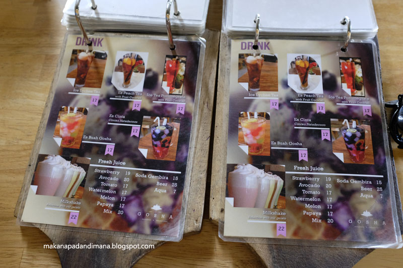 Daftar Menu Gosha Kitchen & Patisserie Bali - Makan apa dan dimana?