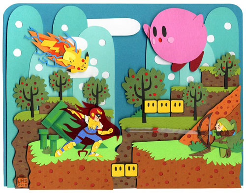 My Owl Barn: Papercut 3D Illustrations by Jared Andrew Schorr