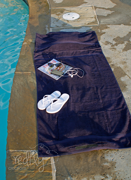 Redfly Creations: 3-in-1 Beach Towel Tote