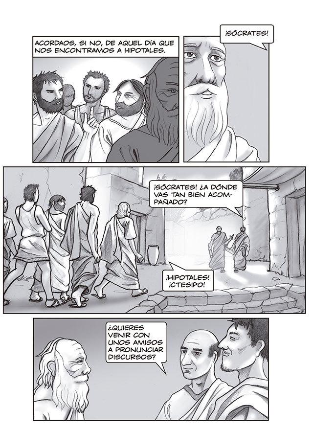 Galicia Comic: La muerte de Sócrates. El manga