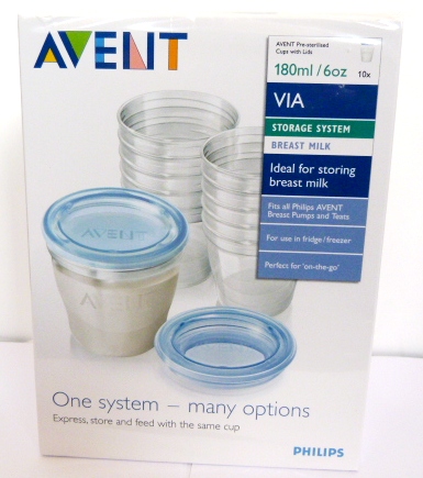 Philips Avent VIA Storage System - Breast Milk Containers ~ Anti-cancer ...