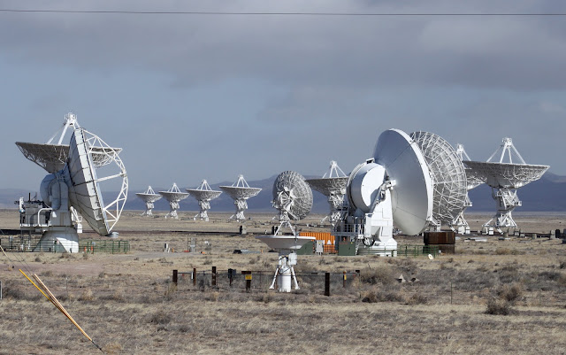 Still Life With Birder: The Very Large Array