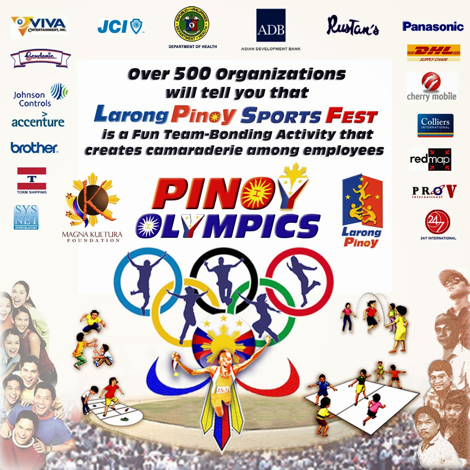 Pilipino Games Organize A Larong Pinoy Team Building Activity