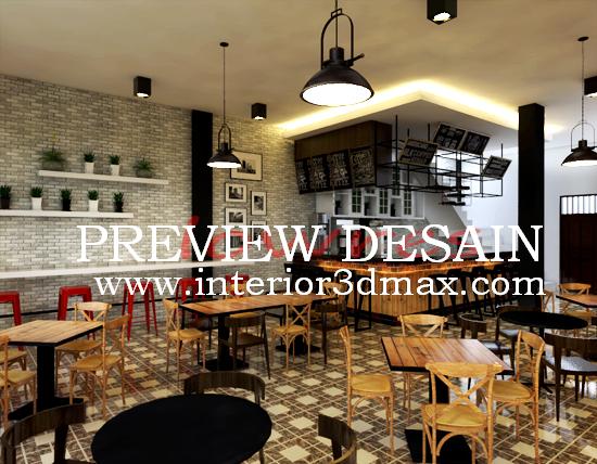 Jasa desain Interior cafe vintage menarik dan dinamis - BLOG_ARUSHA