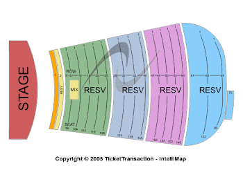 Red Rocks Seat Map - United States Map