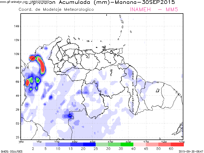 El tiempo meteorológico en Venezuela: Previsión meteorológica para ...