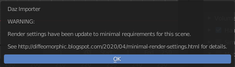 Diffeomorphic: Render Settings