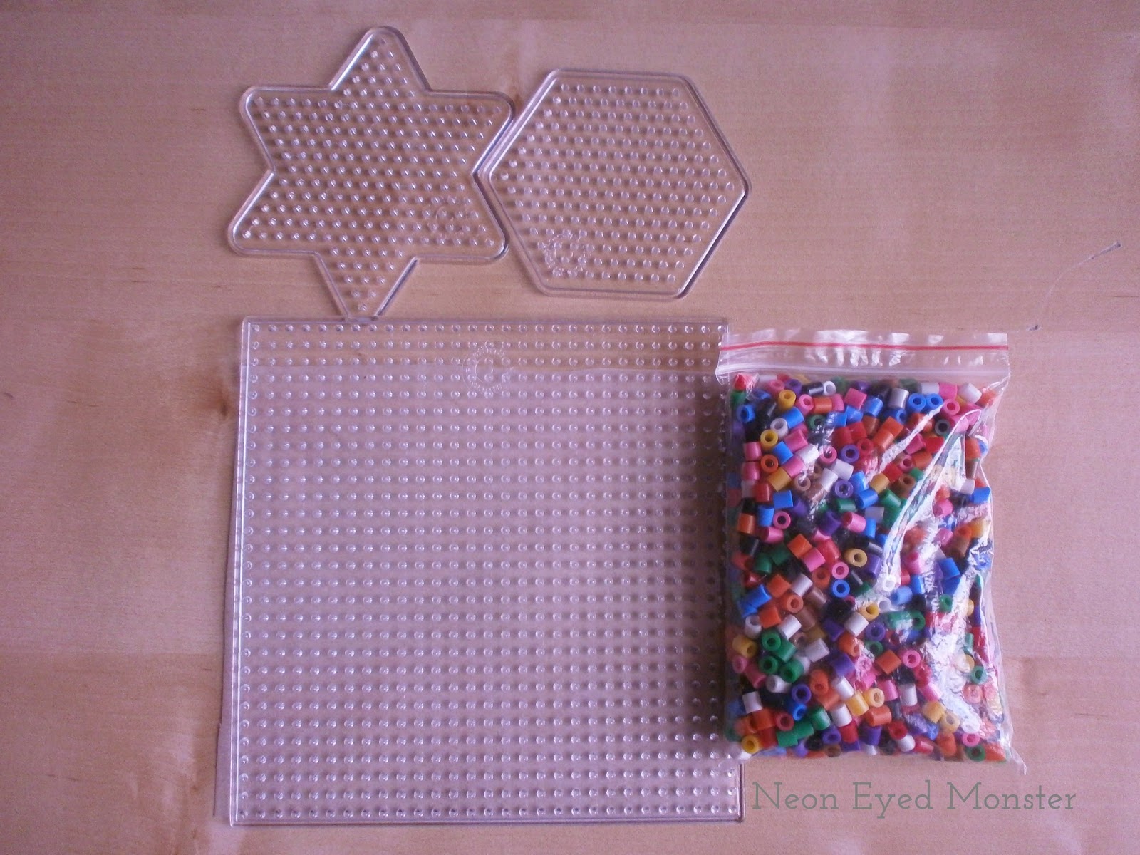 Neon Eyed Monster: Hama Beads Starter Kits