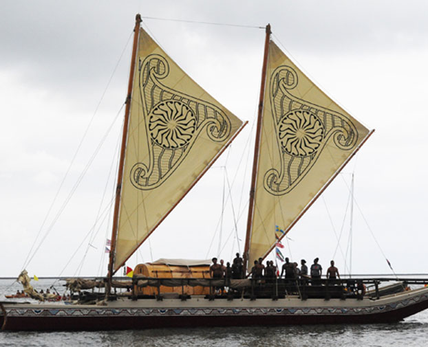 transpress nz: seven traditional vaka cross the Pacific