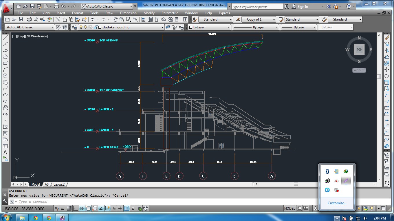 MANDOR: Potongan Parsial Tribun Stadion Kab. Tasikmalaya
