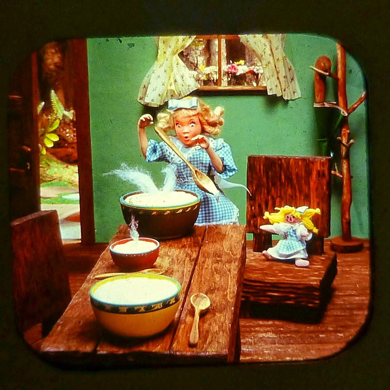 Lance Cardinal Creations: "GOLDILOCKS AND THE THREE BEARS" VINTAGE VIEW ...