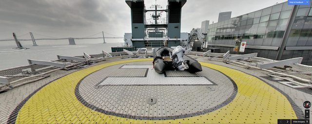 GeoGarage blog: First view inside of a ship in Google Street View