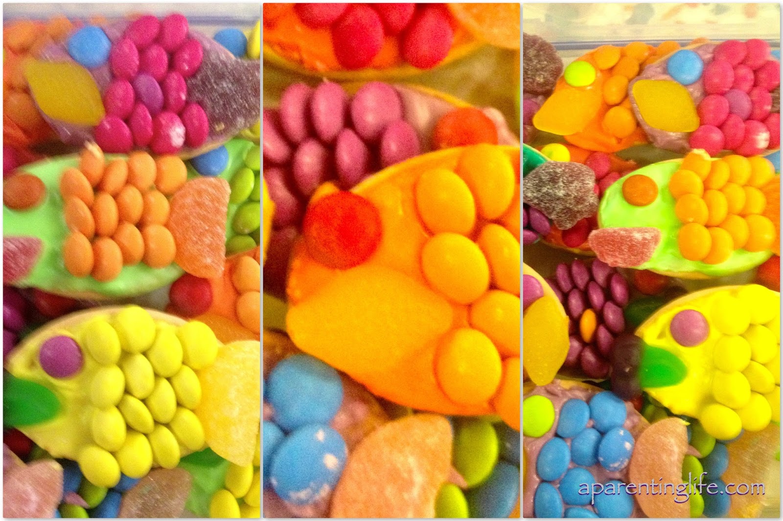 A Parenting Life: Totally pinworthy decorated fish biscuits. Easy. Yum ...