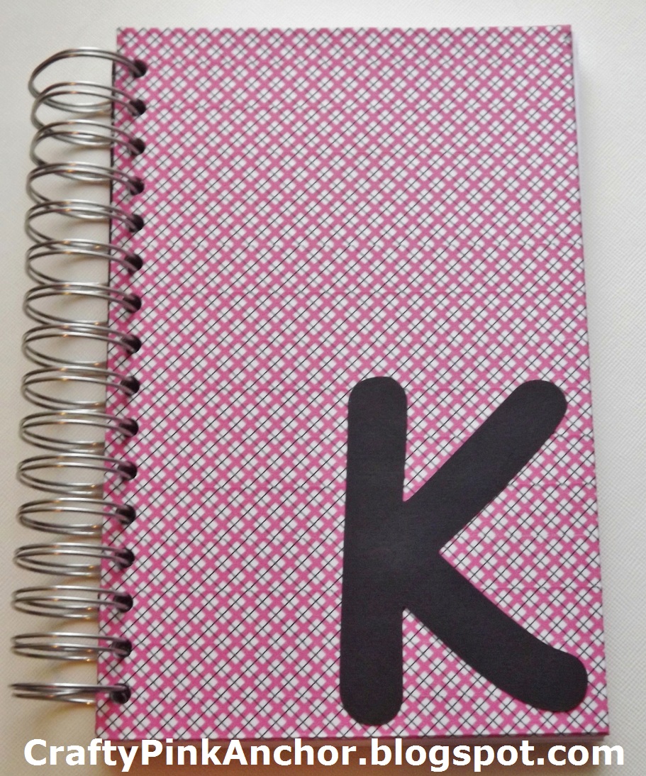 Crafty Pink Anchor: DIY Back to School Notebooks - eCraft DT Tuesday
