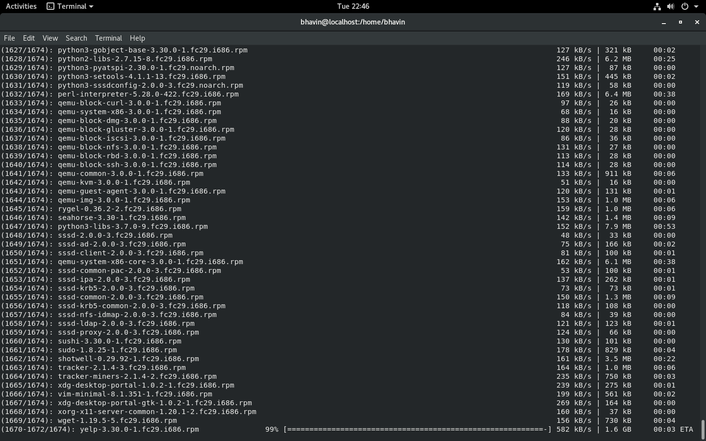 Fedora Linux Commands