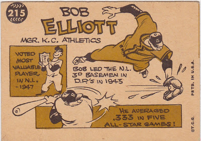 The Five Tool Collector: 1960 Topps Managers, Billy Jurges and Bob Elliot