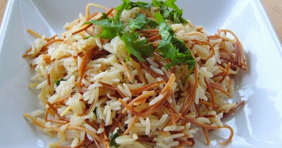 Big Rigs 'n Lil' Cookies: White Rice with Toasted Angel Hair Pasta