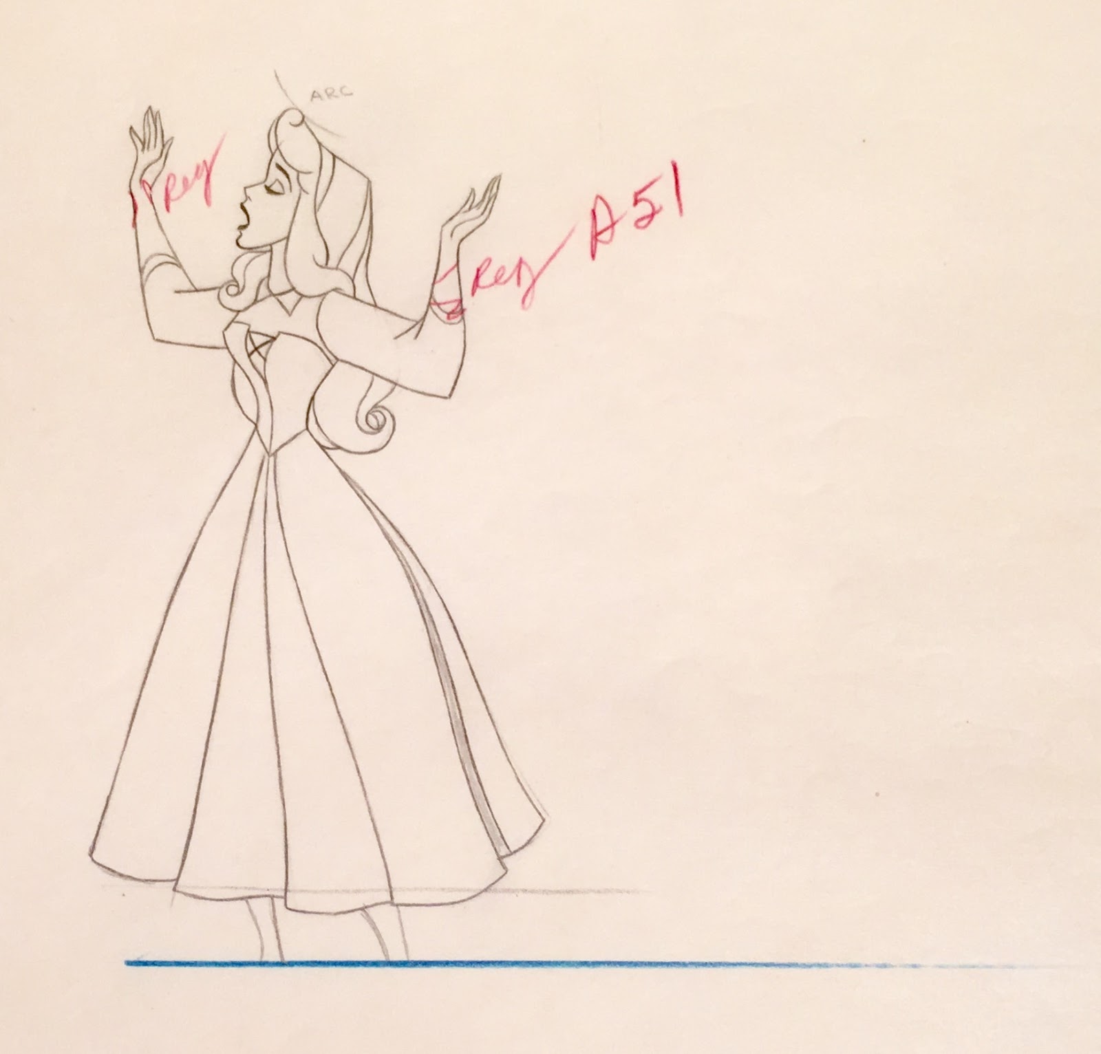 Animation Collection: Original Production Animation Drawing of Briar ...