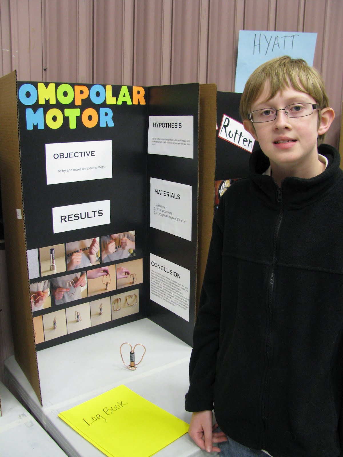 Homopolar Motor Science Fair Presentation
