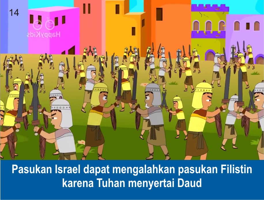 Komik Alkitab Anak: Daud Menjadi Raja Israel