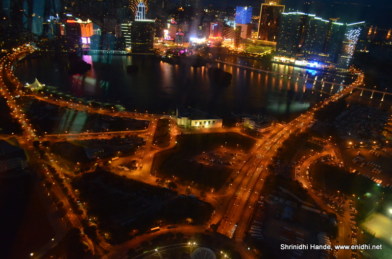 Scenic views of Macau from top of Macao tower - eNidhi India Travel Blog