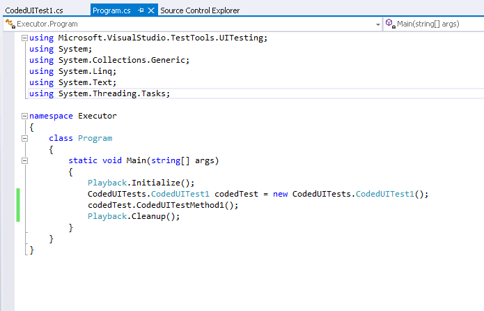 Chamindas Devops Journey With Msft Execute Coded Ui Test With Console Application