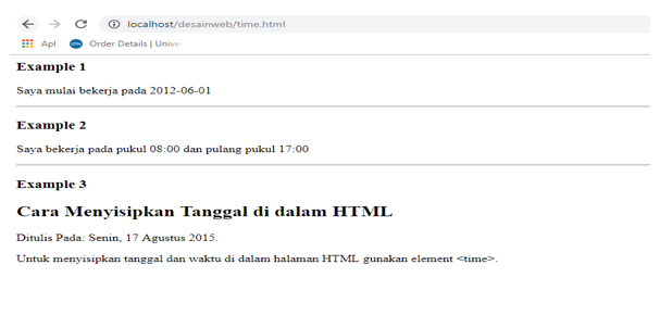 Latihan HTML5