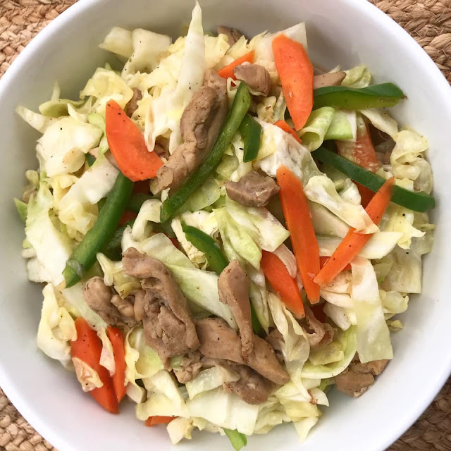 Ginisang Repolyo with Chicken