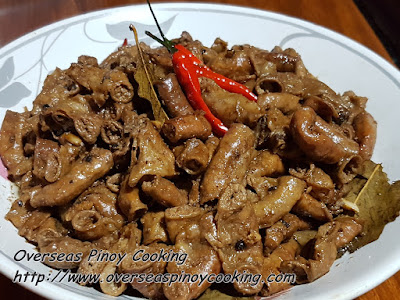 Spicy Adobong Isaw, Dry and Spicy