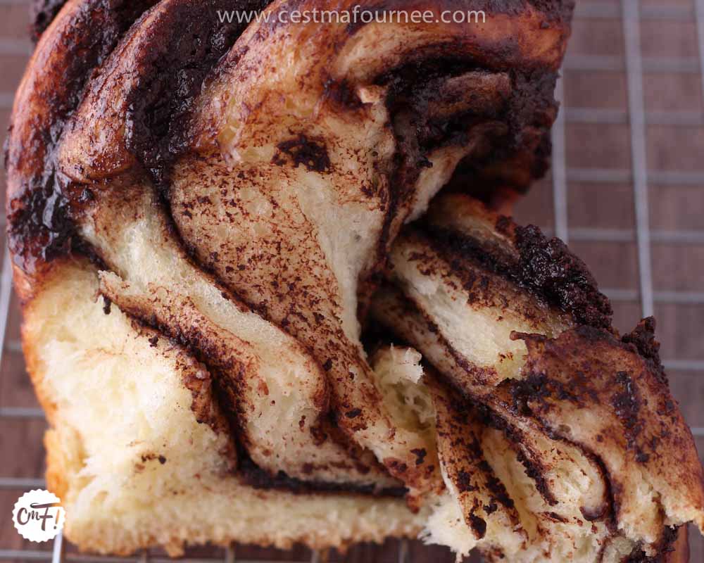 Le krantz cake au chocolat (babka)