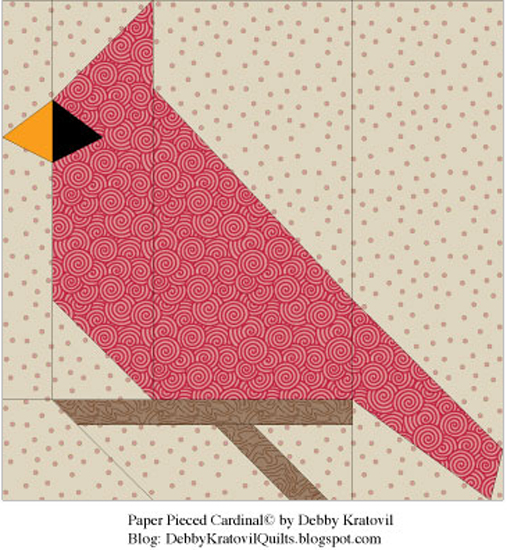 Debby Kratovil Quilts: Cardinals All Through the Year