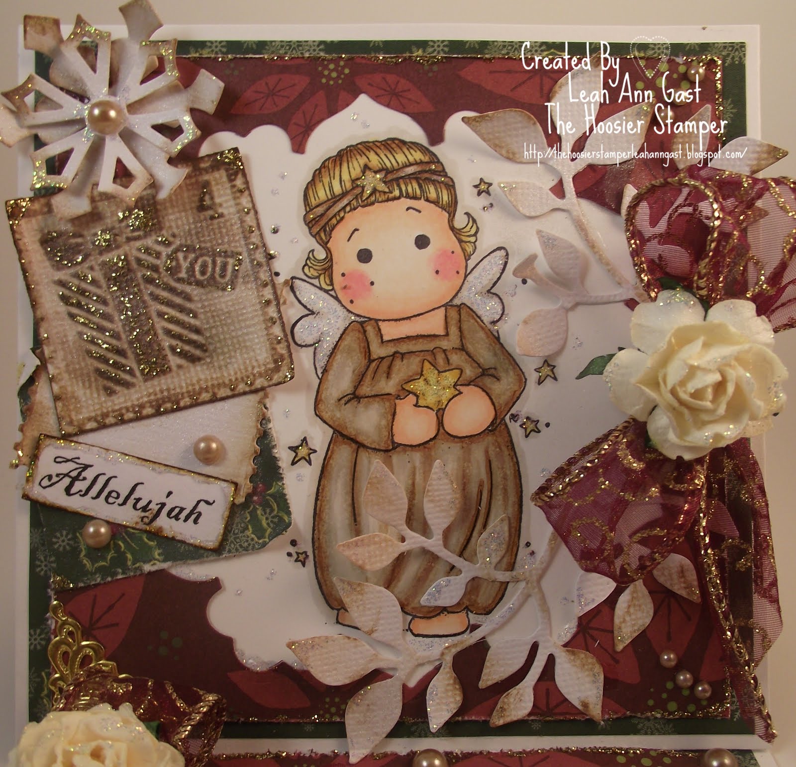 Handmade OOAK Cards by The Hoosier Stamper: Tilda Christmas Angel So ...