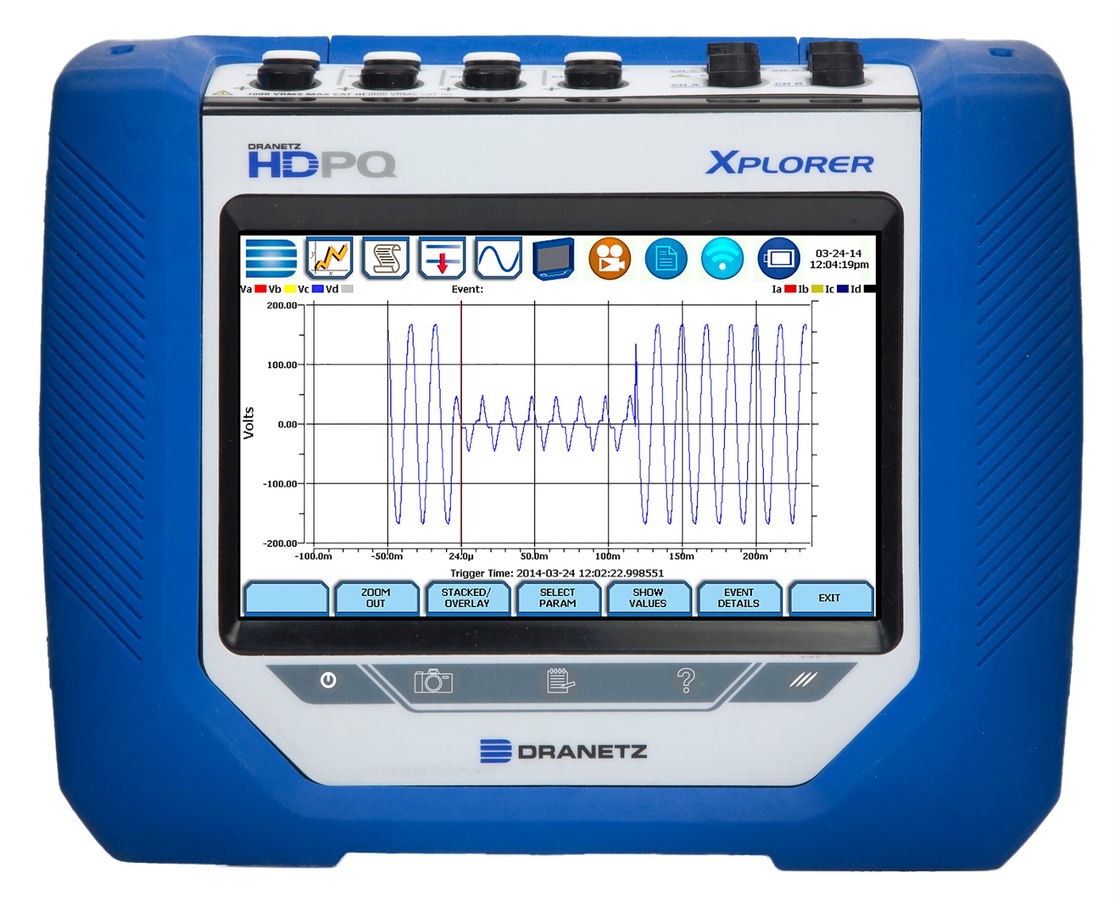 Dranetz: Dranetz HDPQ® Xplorer Power Quality Analyzer