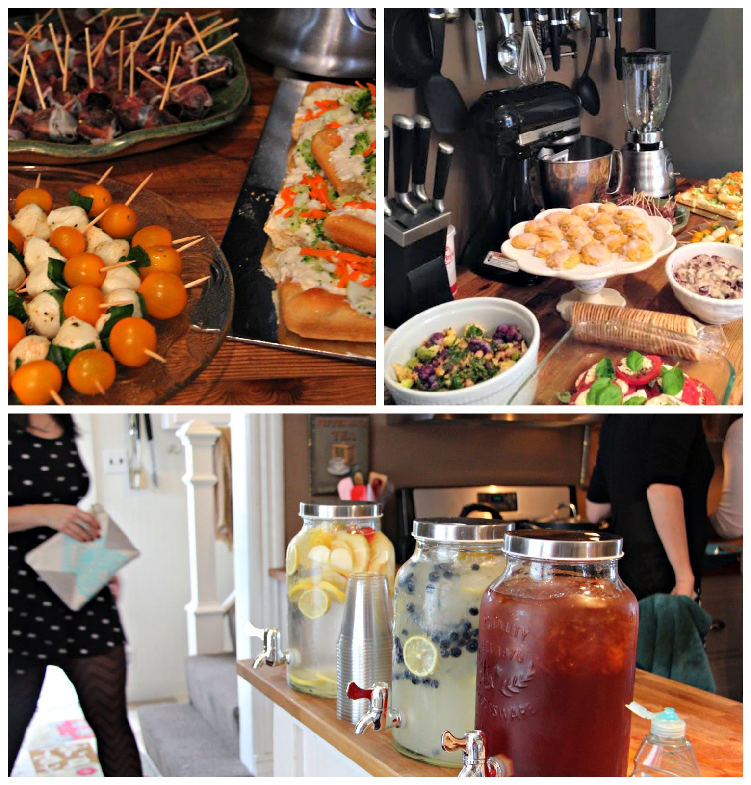 Moore Minutes: Girlish FLOWER arranging POTLUCK party 2014