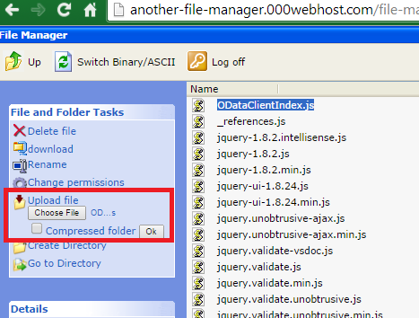 The ASP.NET MVC Club: How to edit a file on a deployed web site FREE hosted at 000webhost