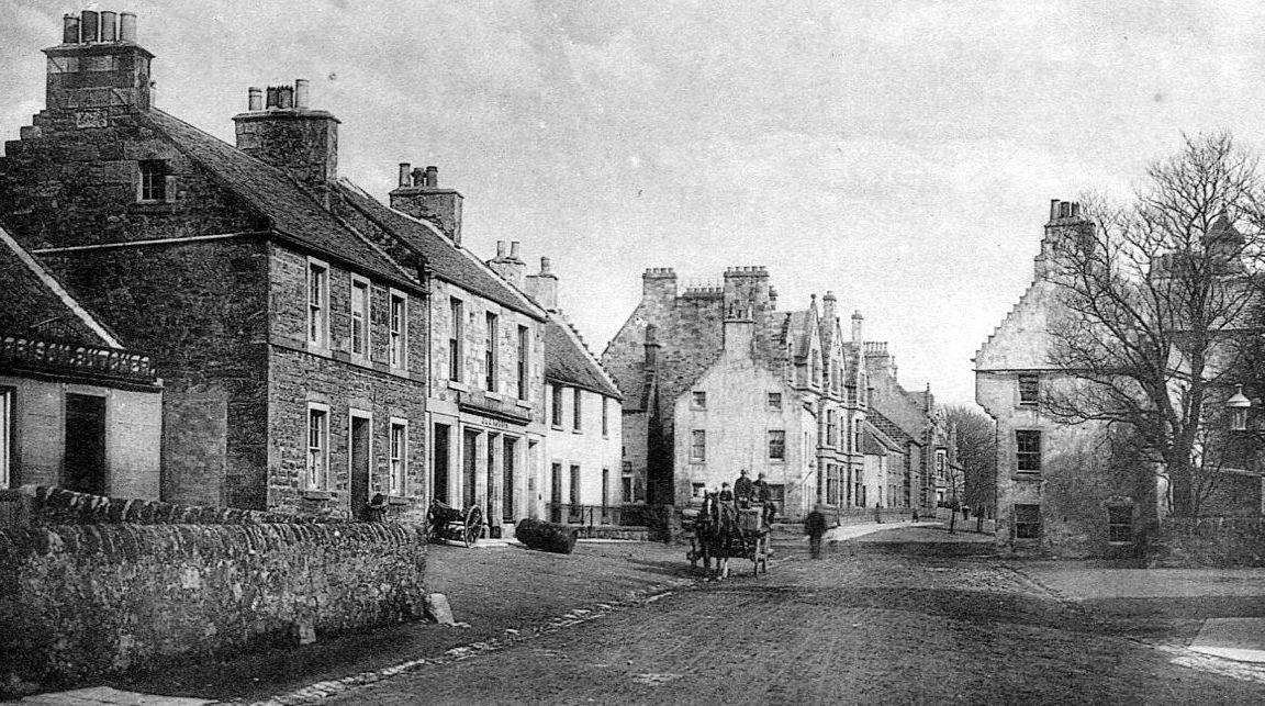 Tour Scotland: Old Photographs High Street Crail East Neuk of Fife Scotland