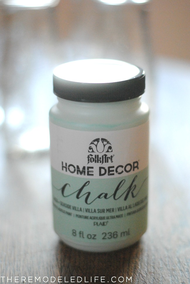 The Remodeled Life: Super Easy Painted Glass Jars (Dollar Store Craft)