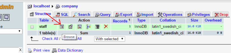 PHP Database Connection using NetBeans IDE 8.1 with WampServer
