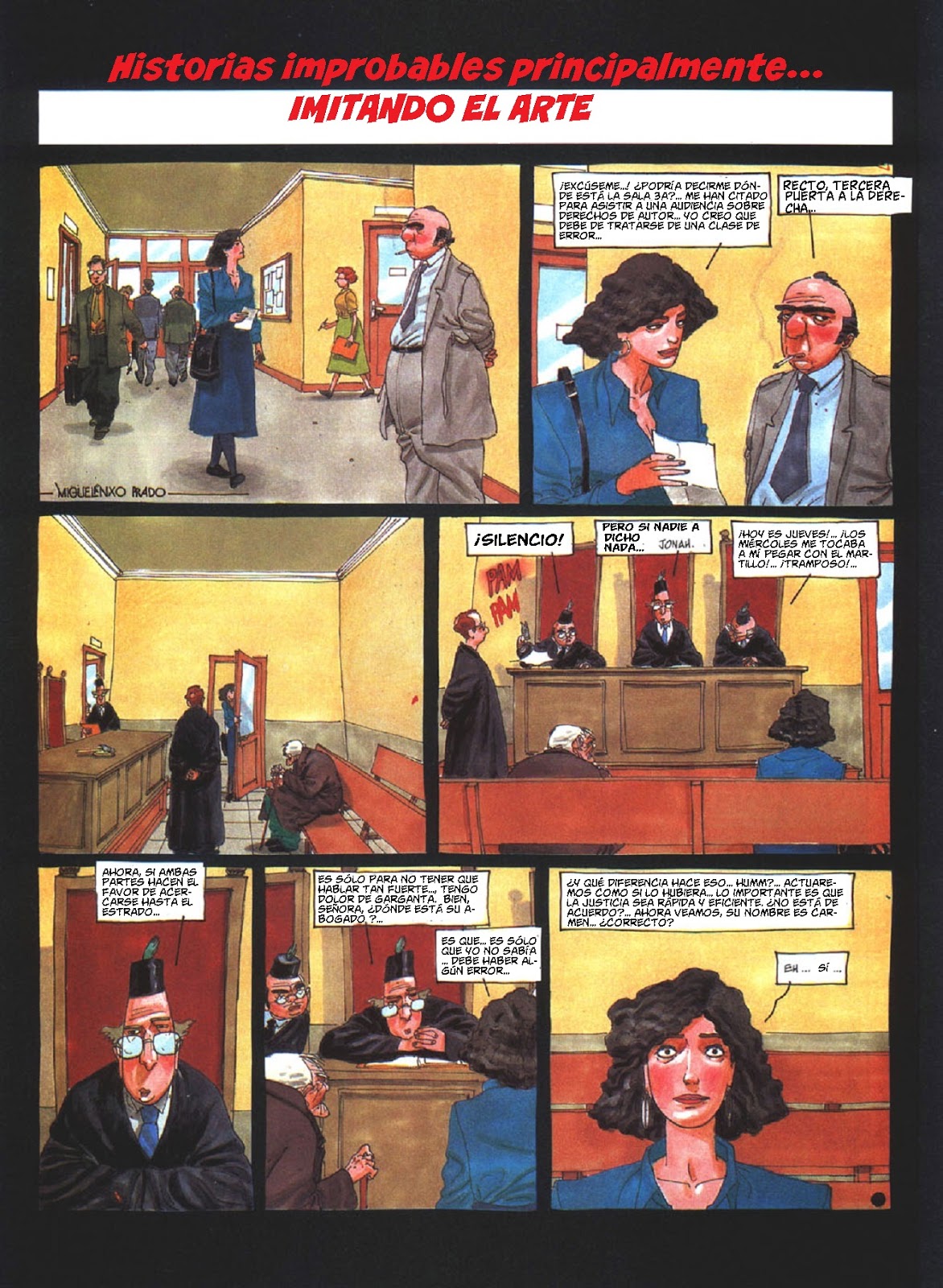 Traducciones de comics inéditos. José Ruiz DelAmor: Imitando el arte ...