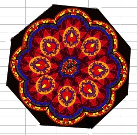 Land of 1000 Mandalas: Excel Mandala