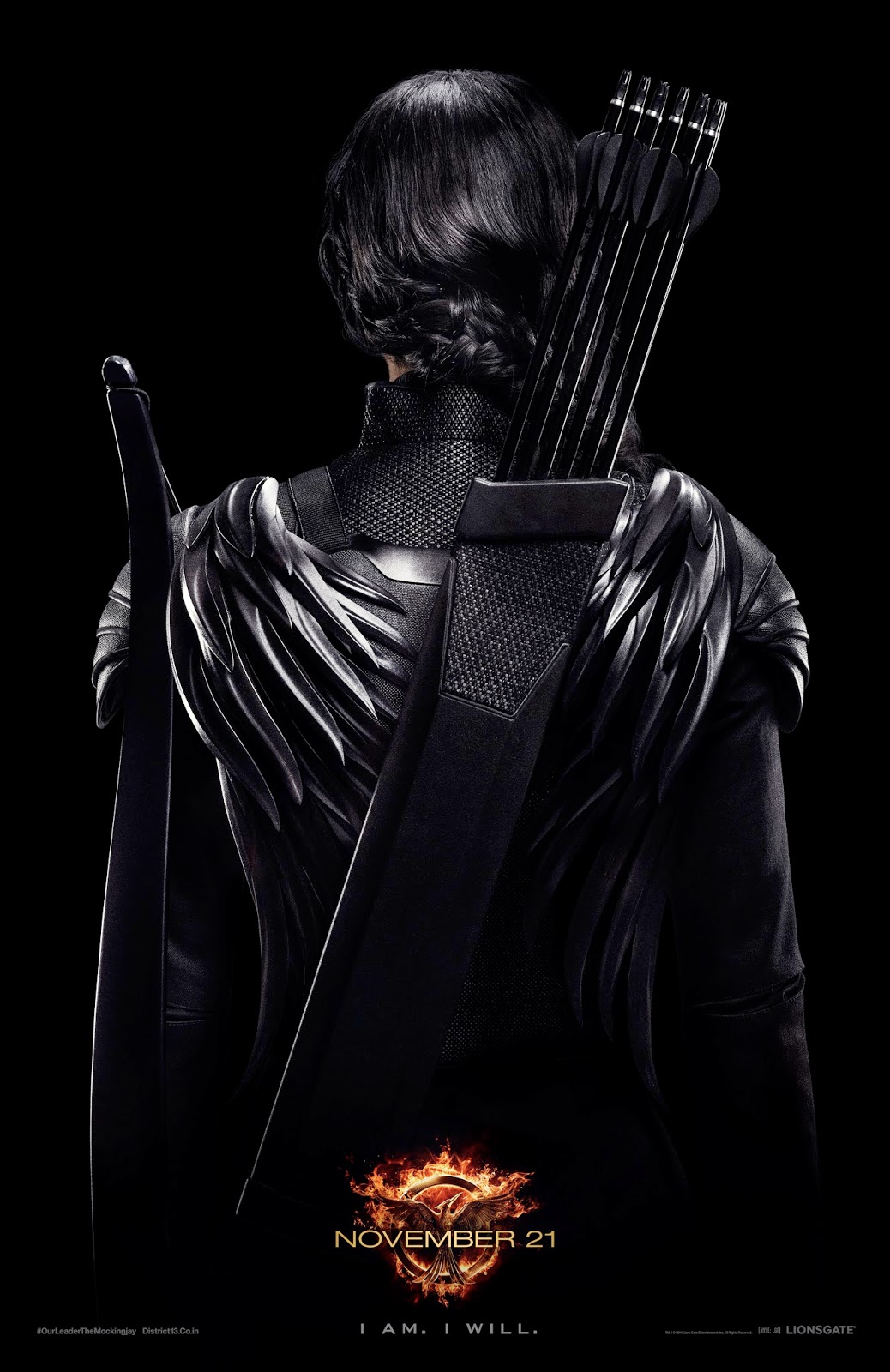Welcome to District 12: Katniss Teaser Character Poster!