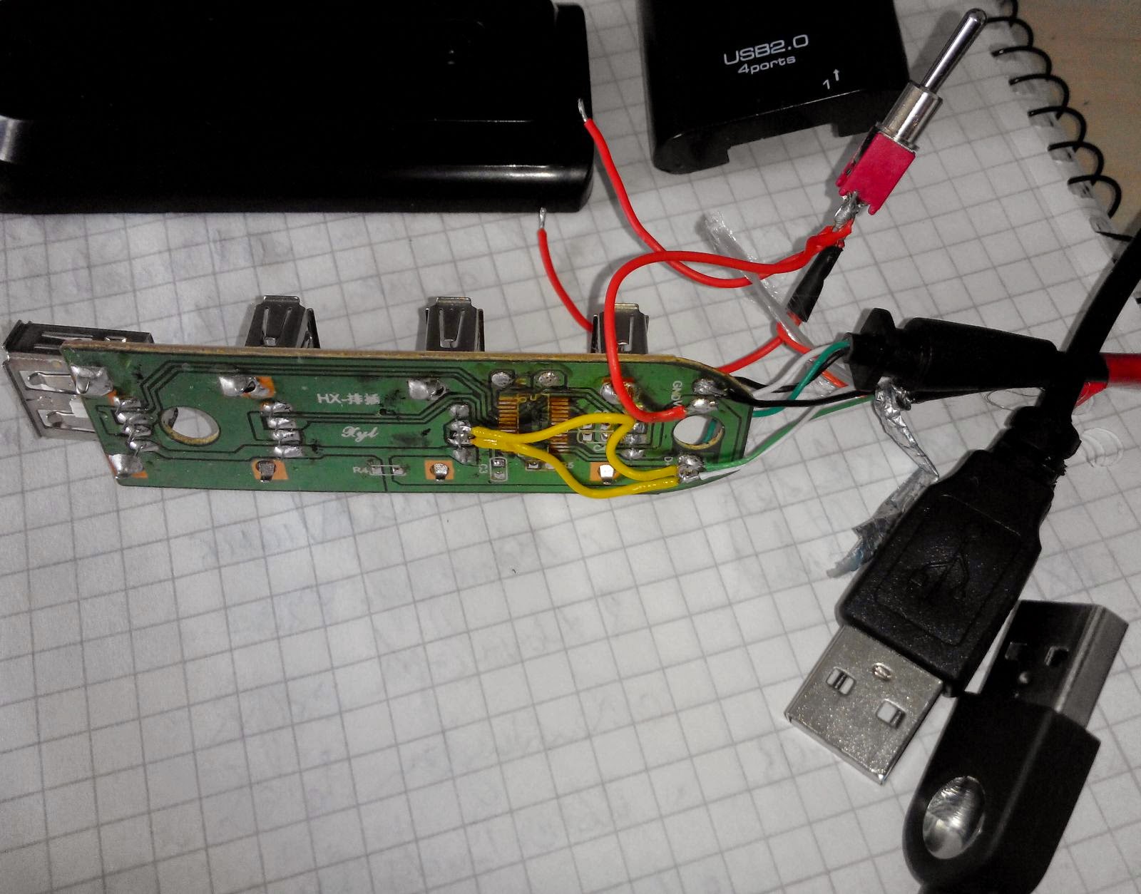 Building a cheap USB power measurement device + analysing some USB chargers