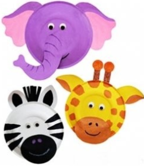 Hechos con platos de plástico o cartón. Tutorial con plantillas ...